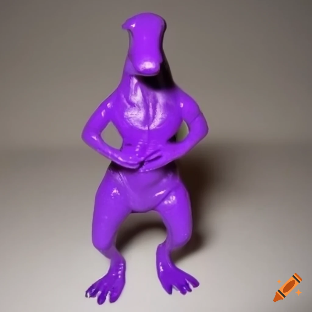 1980s canadian science fiction series poster: sad litte spongey purple ...