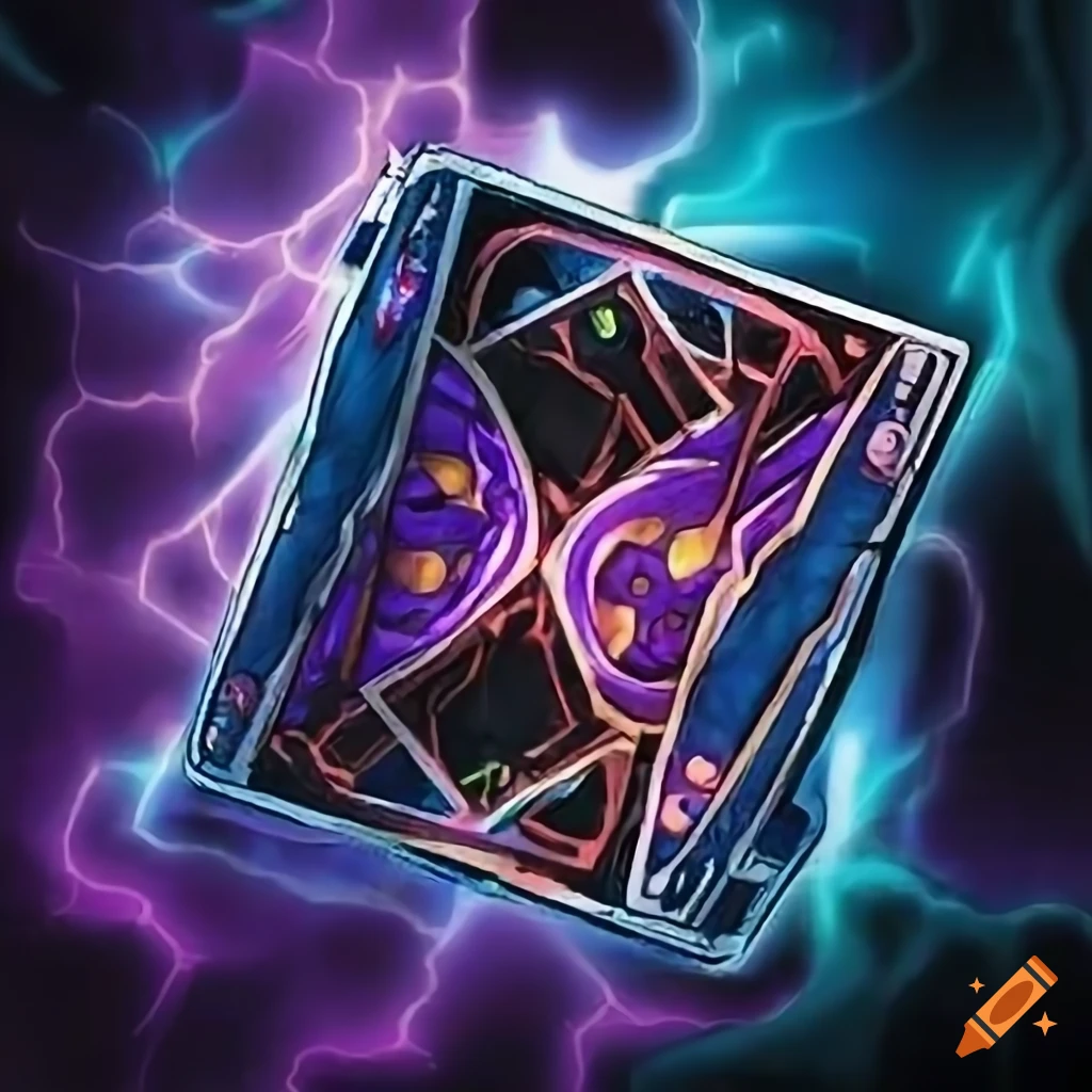 Yugioh galactic playing cards art card on Craiyon