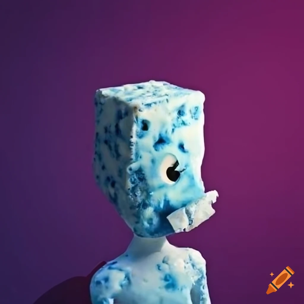 Blue cheese man on Craiyon