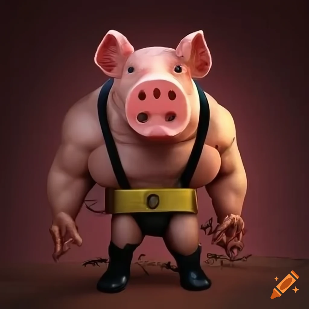 Pigman the superhero on Craiyon