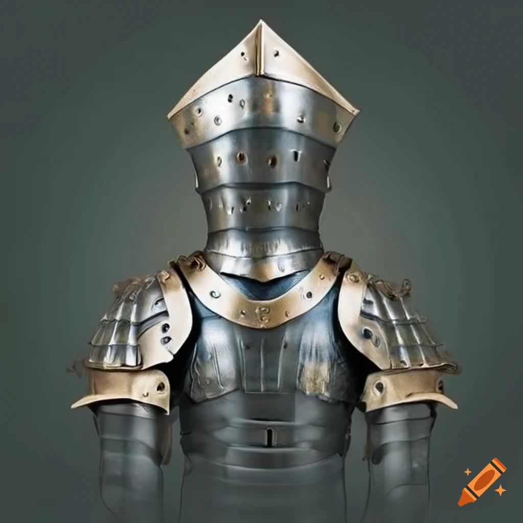 Medieval gauntlet armor on Craiyon