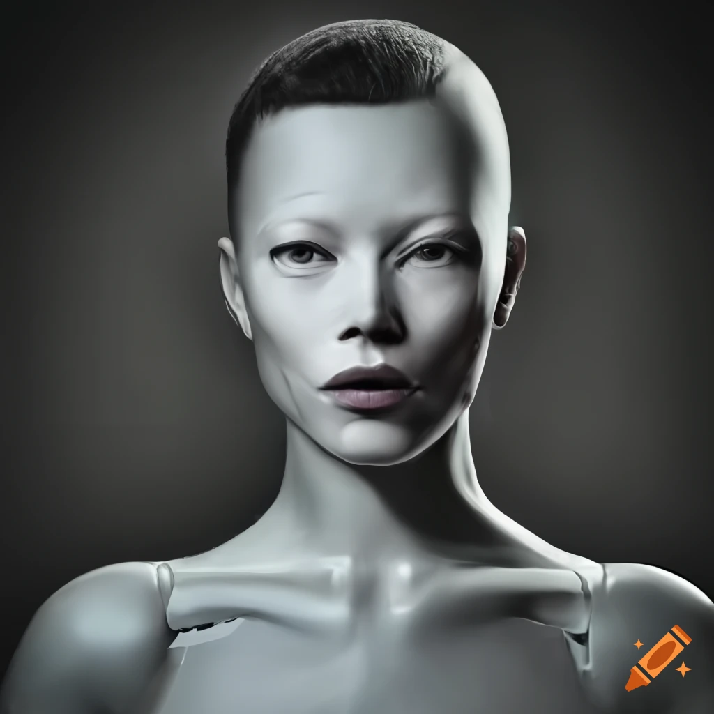 Humanoid character on Craiyon