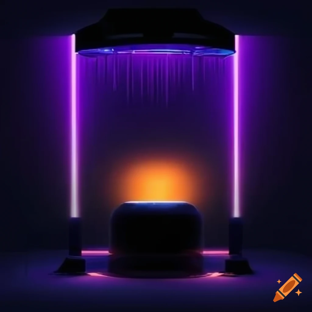 Smart lighting system transitioning from natural to vibrant atmosphere ...