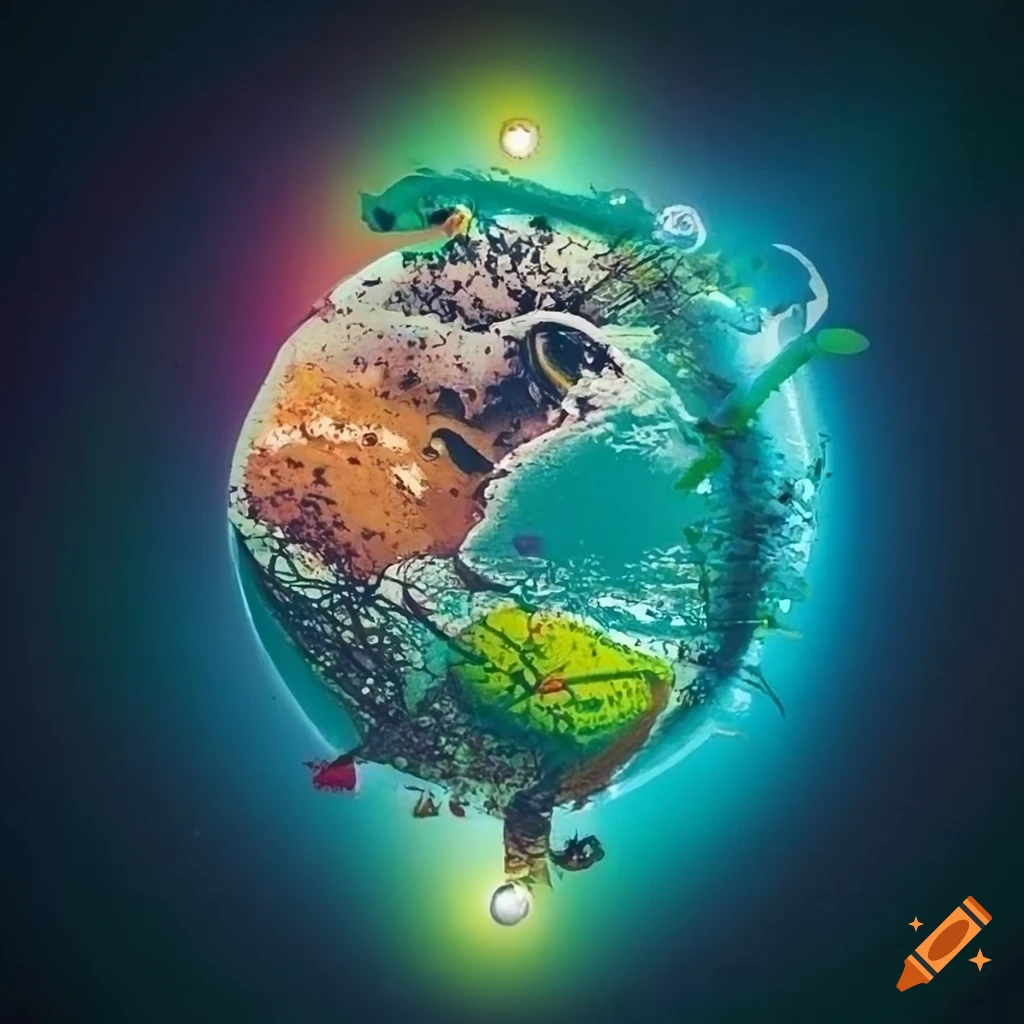 Vibrant and eco-friendly 'Best Out of Waste' event poster promoting ...