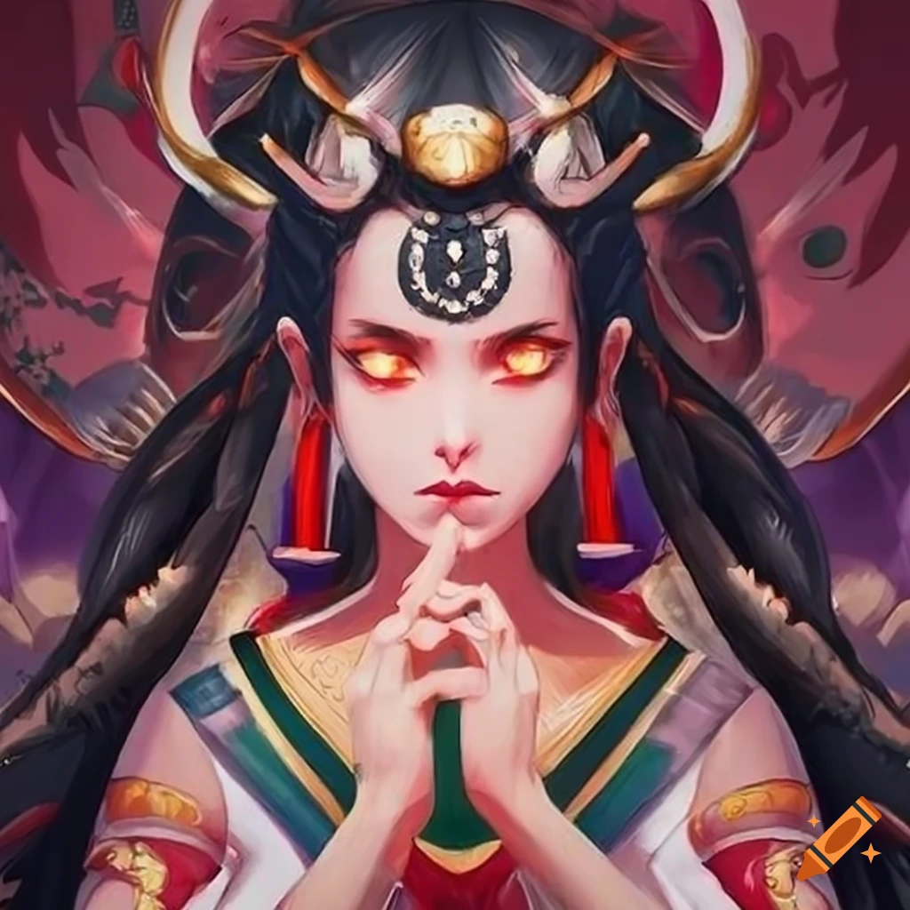 Detailed portrait of amaterasu goddess on Craiyon