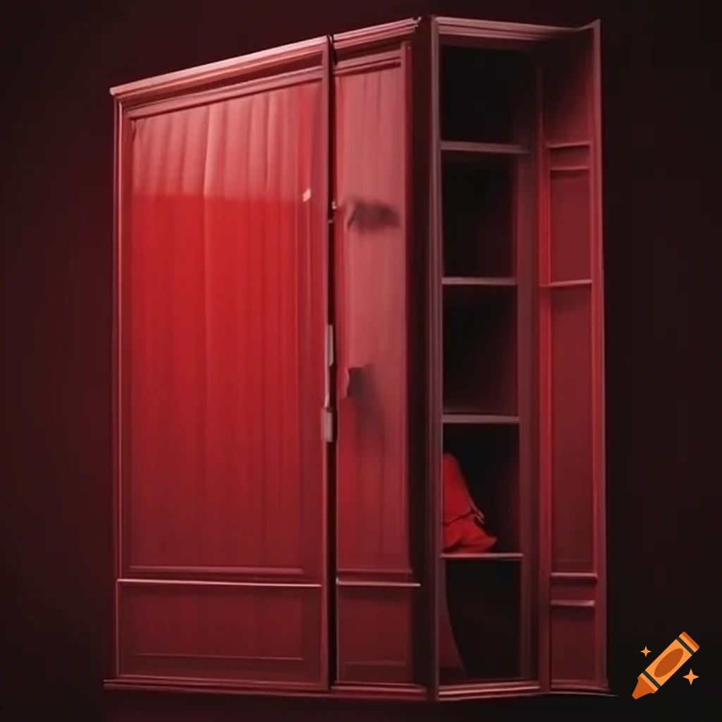 Red closet on Craiyon