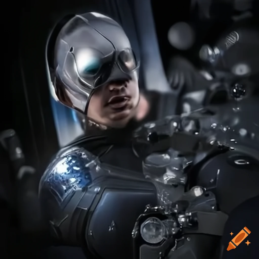 Hydrogen fuel powered superhero on Craiyon