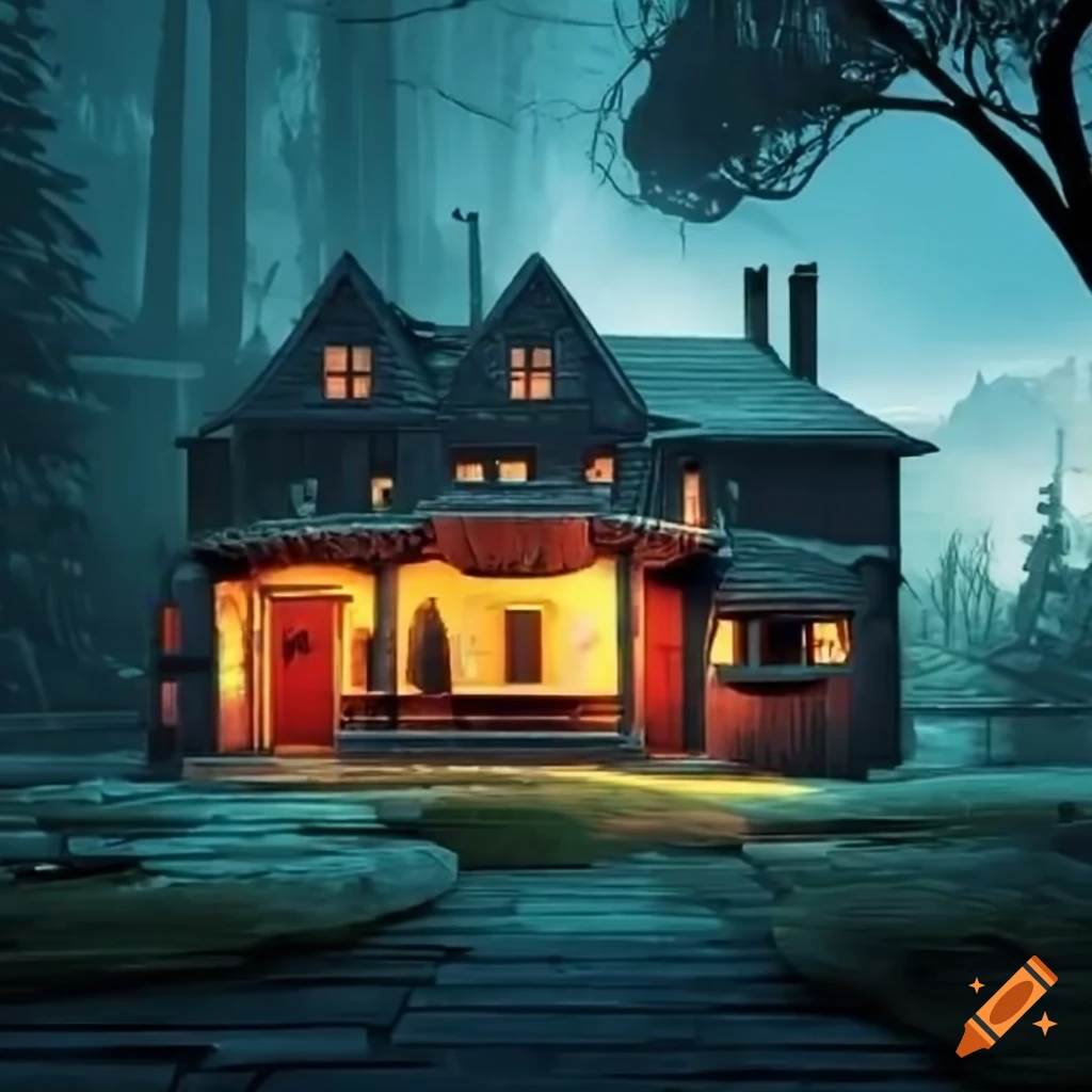 Cool house in a cheat edition on Craiyon