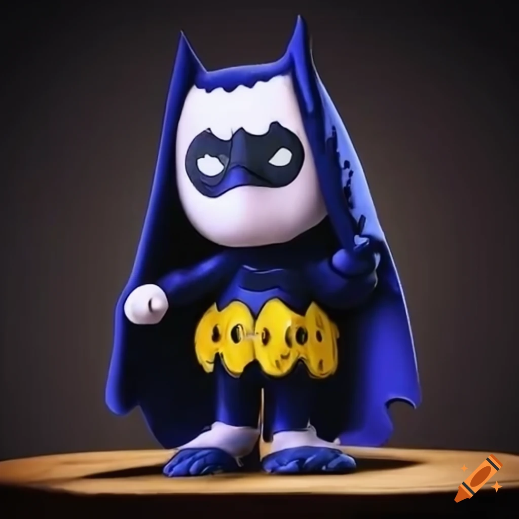 Snoopy dressed as batman on Craiyon