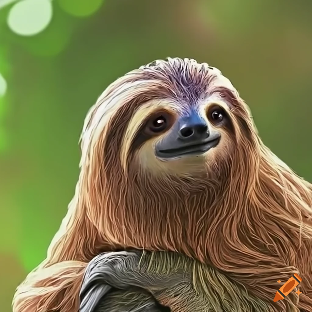 Sloth on Craiyon