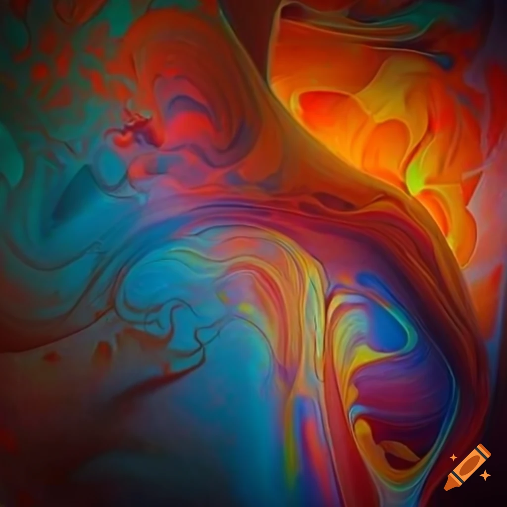 Abstract art on Craiyon