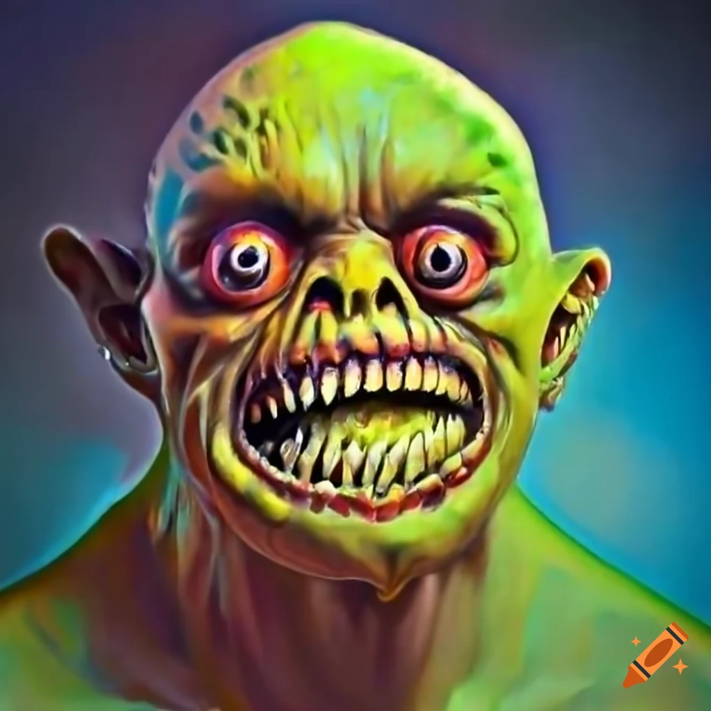 Mutant Omega Mart Lemon Fruit Monster in extreme hyper-realistic detail ...