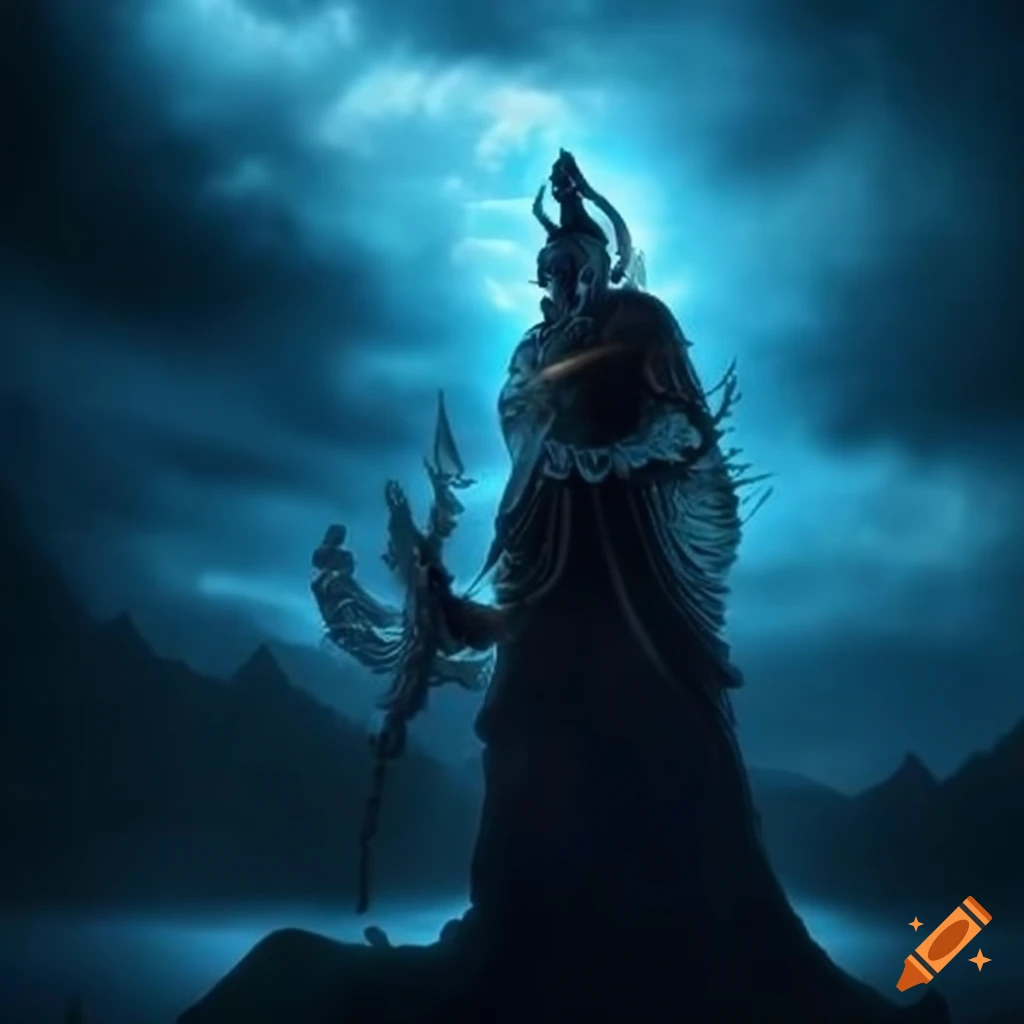 Sky god depiction on Craiyon