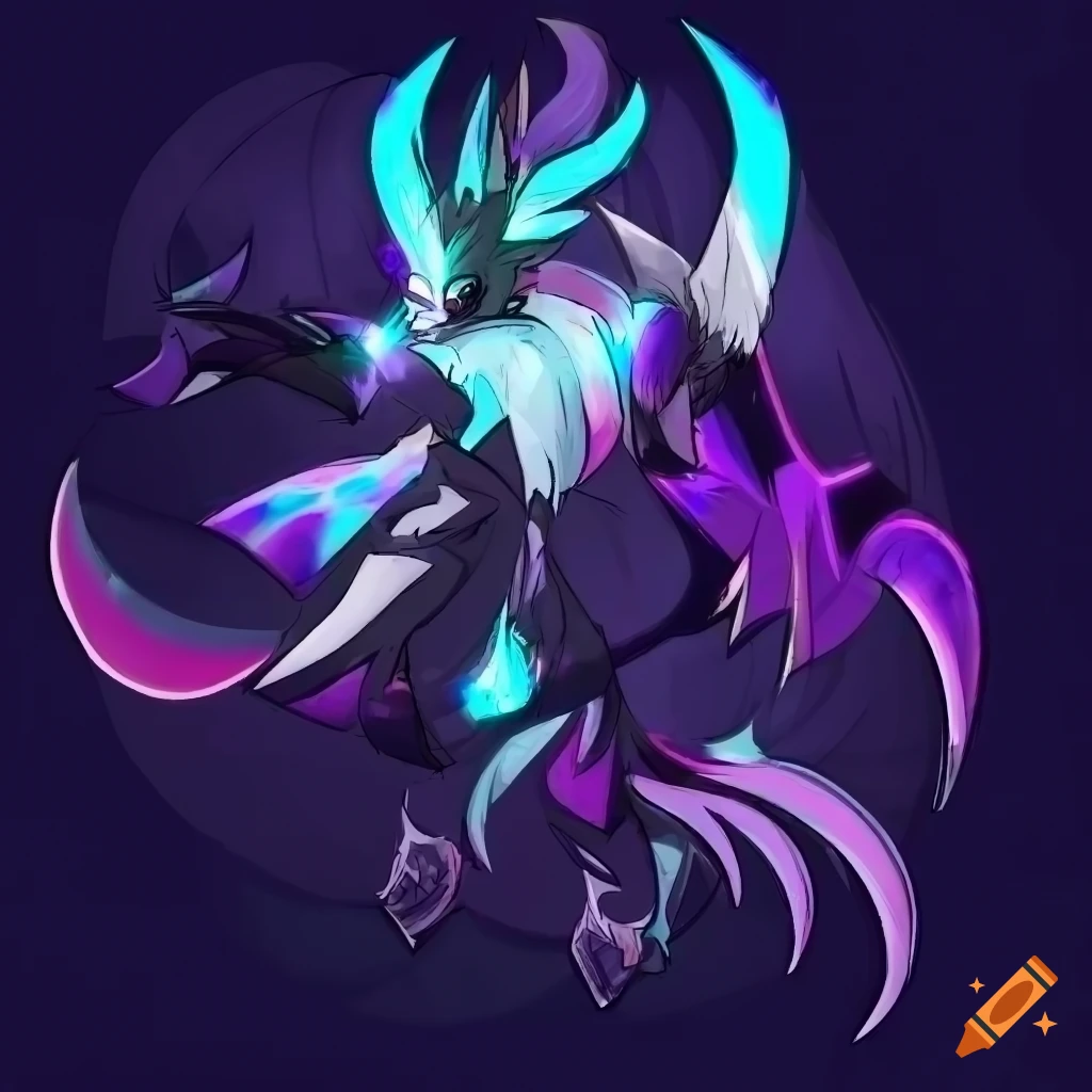 Ethereal Anthro Avian Goat Demon In A Fantasy Setting On Craiyon