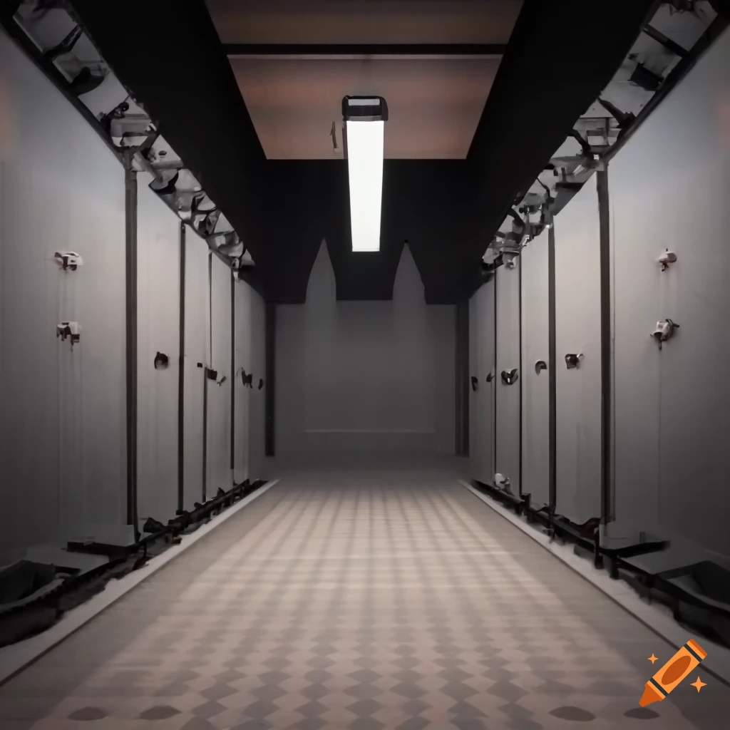 Empty gun range room with good lighting on Craiyon