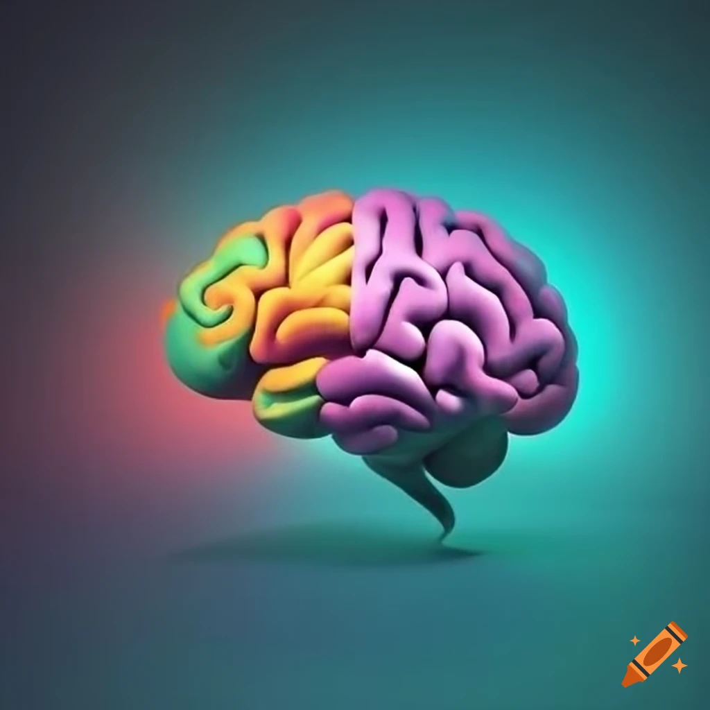 Geometric representation of the adhd brain on Craiyon