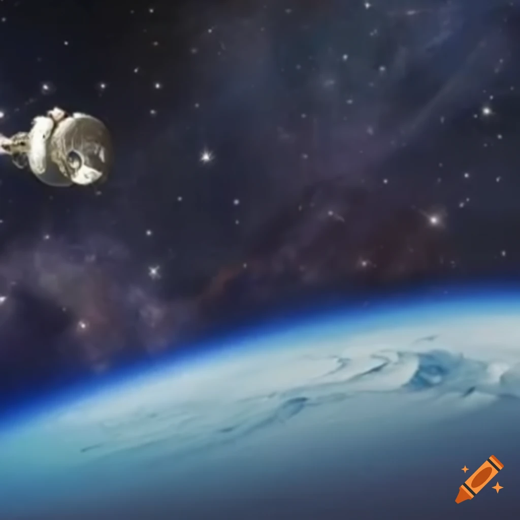 Space science exploration on Craiyon