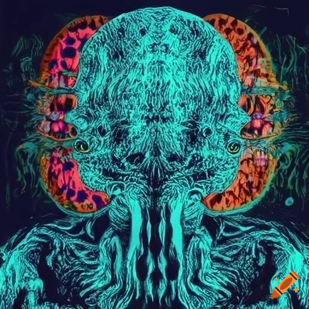 Server-specific 60s psychedelic trance magic mushroom spider neural ...