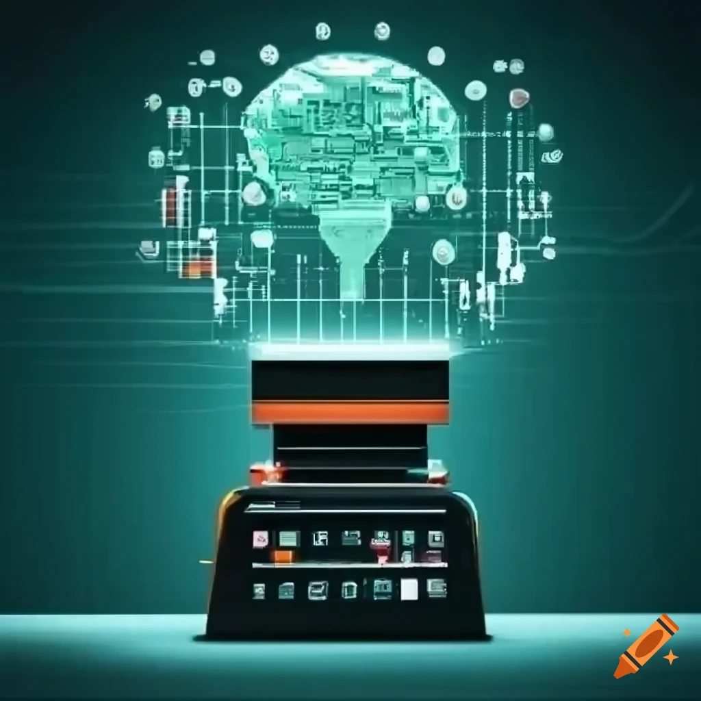 Revolution in work efficiency in computer science with ai on Craiyon