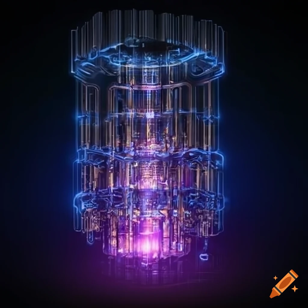 Icon of advanced quantum circuit on Craiyon