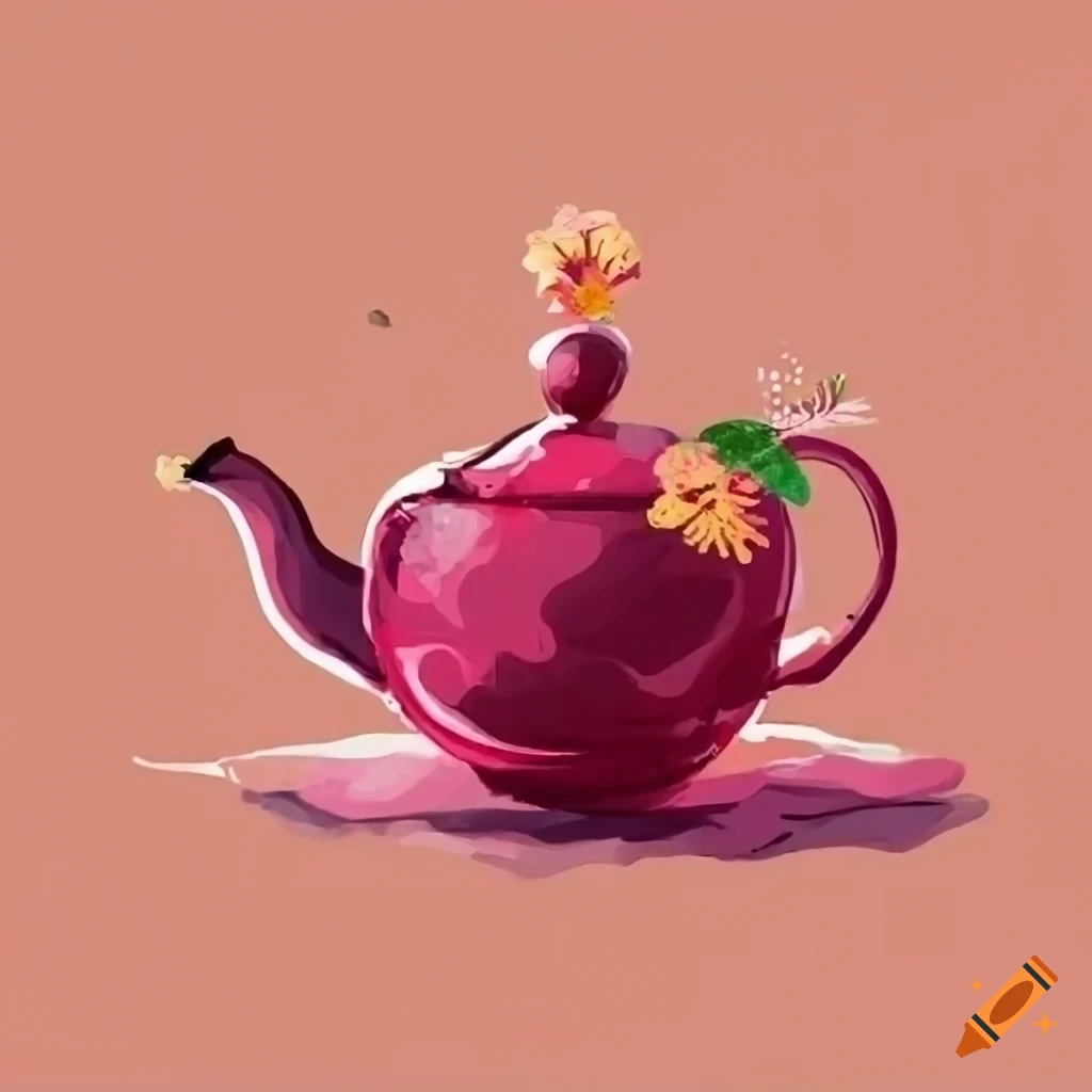 Flyer for hibiscus tea-making class with delightful hibiscus flower ...