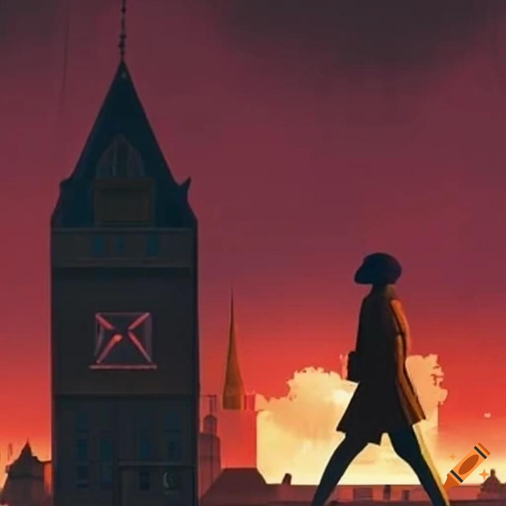 Fahrenheit 451 and the pedestrian on Craiyon