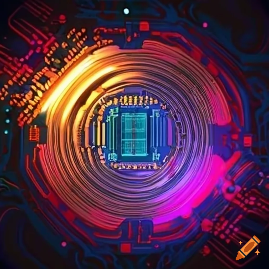 Chip design contest for high temperature electronics on Craiyon