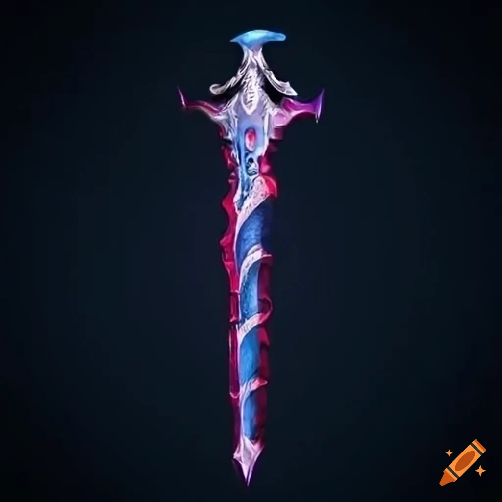 Dragon god's shiny and realistic sword on Craiyon