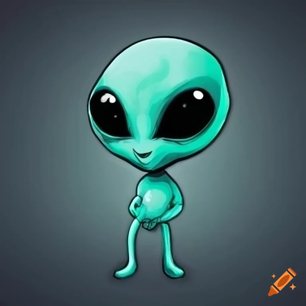 Alien cute on Craiyon