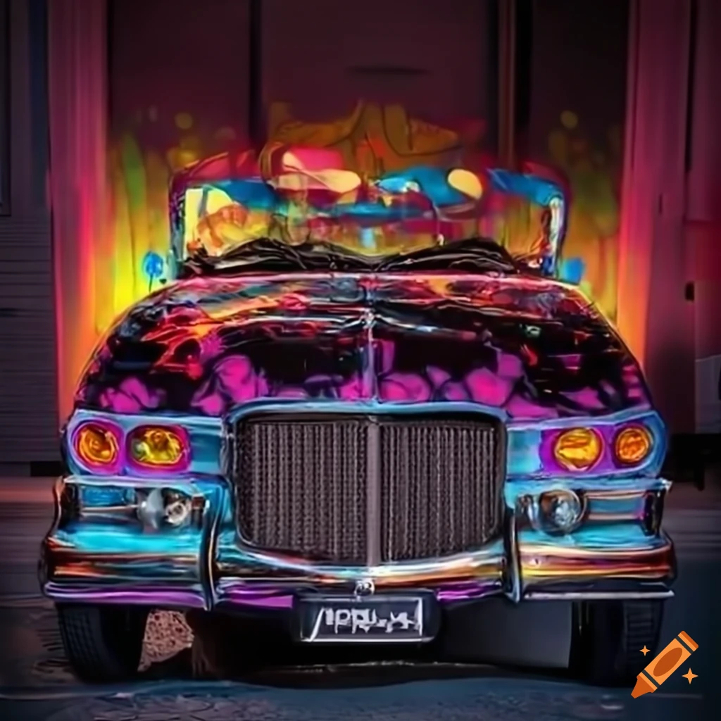 Neurology-themed superhero-like animated automobile with neuron ...