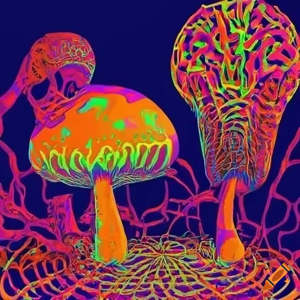 Server-specific 60s psychedelic trance magic mushroom spider neural ...
