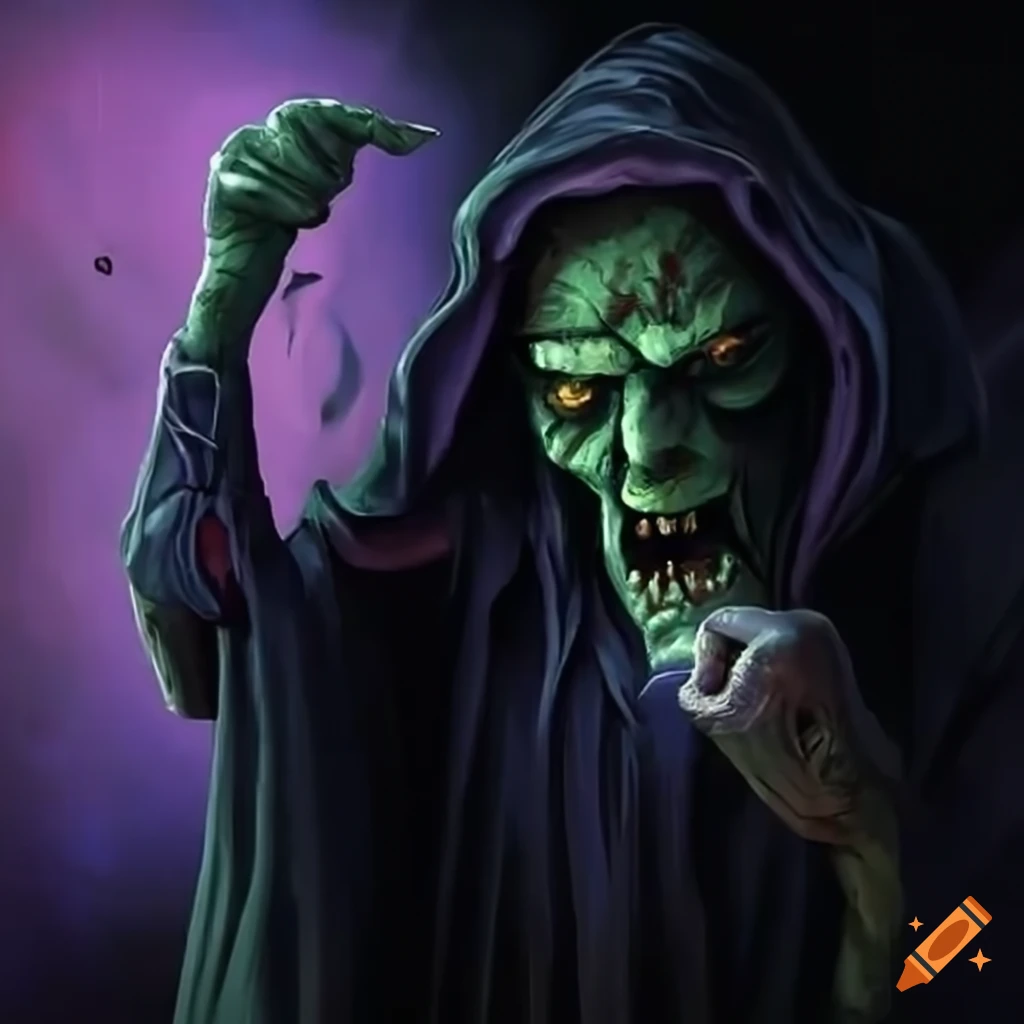 Zombie Wizard on Craiyon