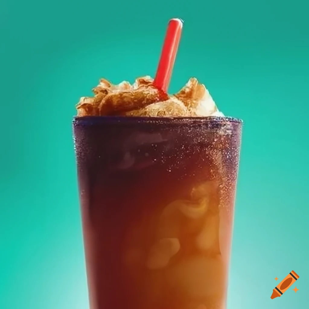Cola slushie on Craiyon