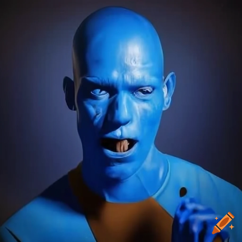 Jesus in the blue man group on Craiyon