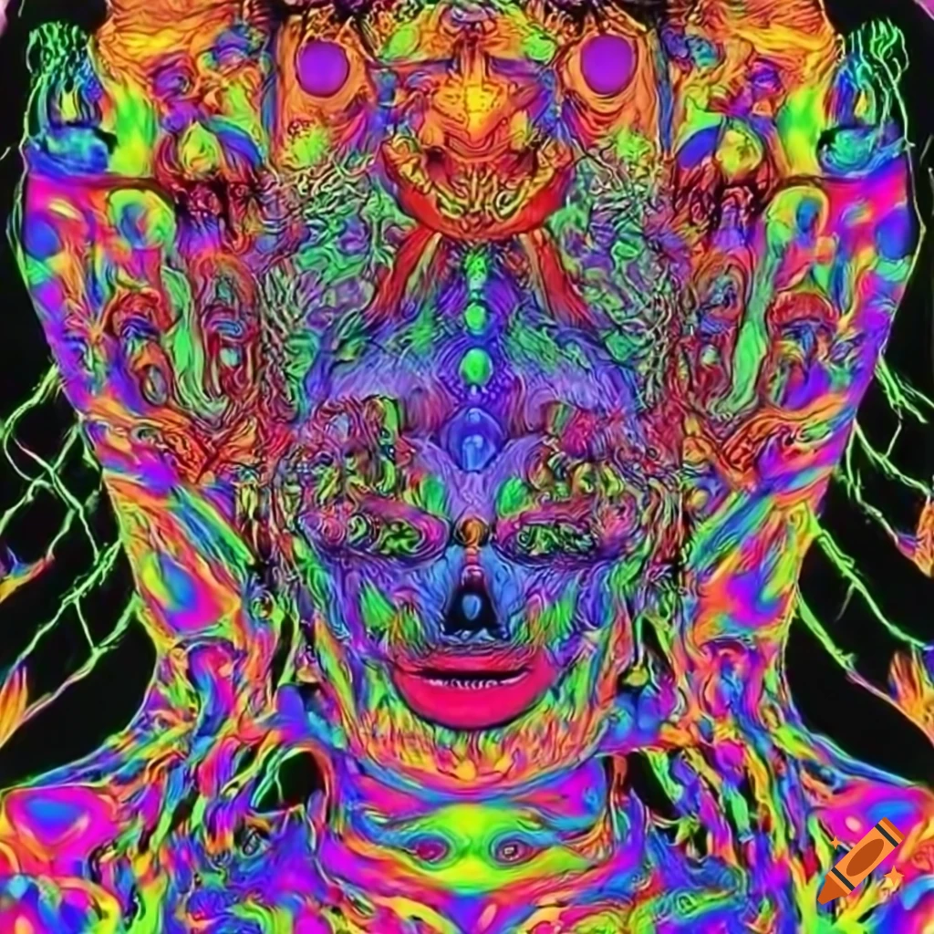 Server-specific variations 60s psychedelic trance magic mushroom spider ...