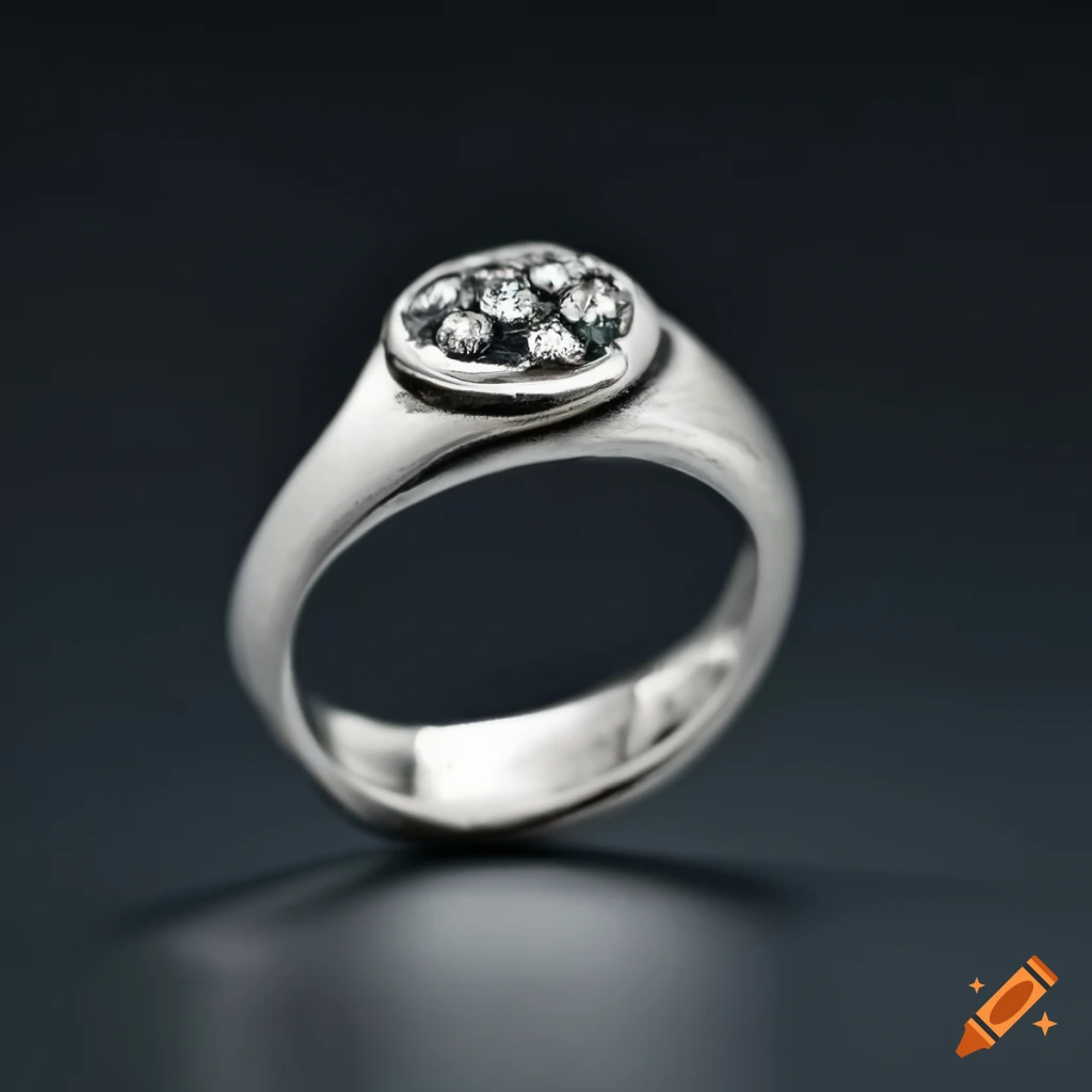 Silver rings on Craiyon