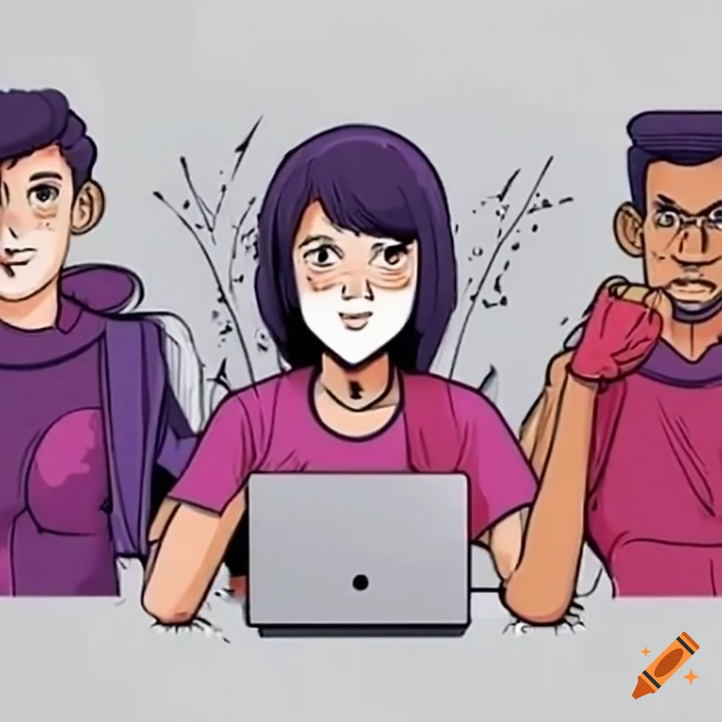 Diverse tech team working together representing international ...