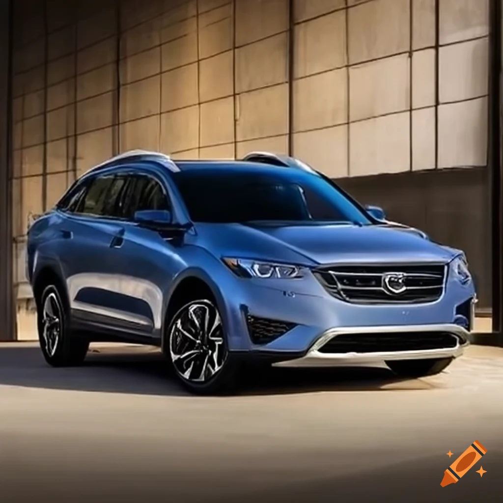 Modern sedan-crossover car on Craiyon