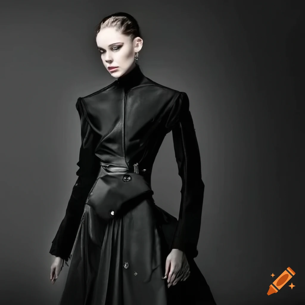 Unique Avant Garde black jacket outfits by fashion designer Jaime ...