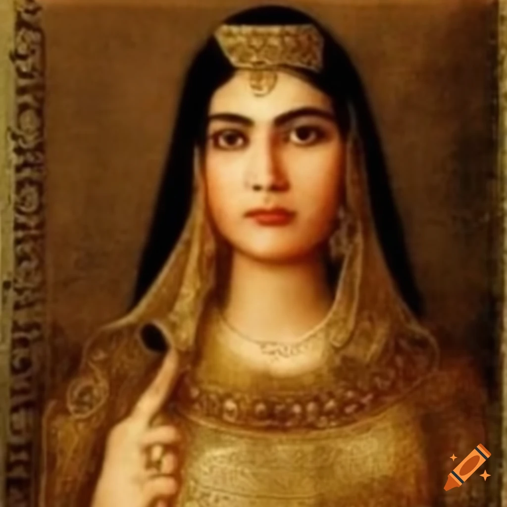 Ruqayya, daughter of prophet Muhammad in the 600s on Craiyon