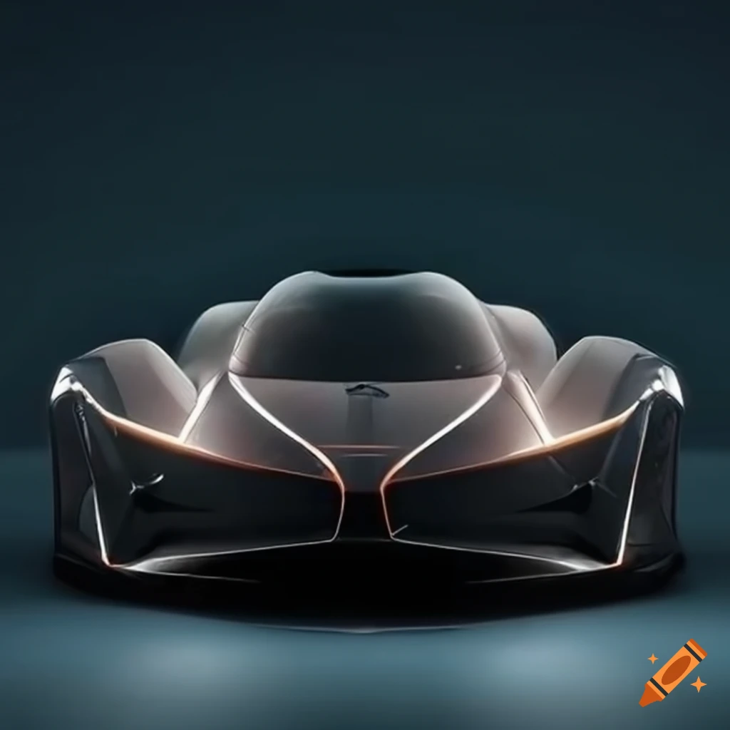 Innovative hypercar design with sleek lines and jet-like aerodynamics ...