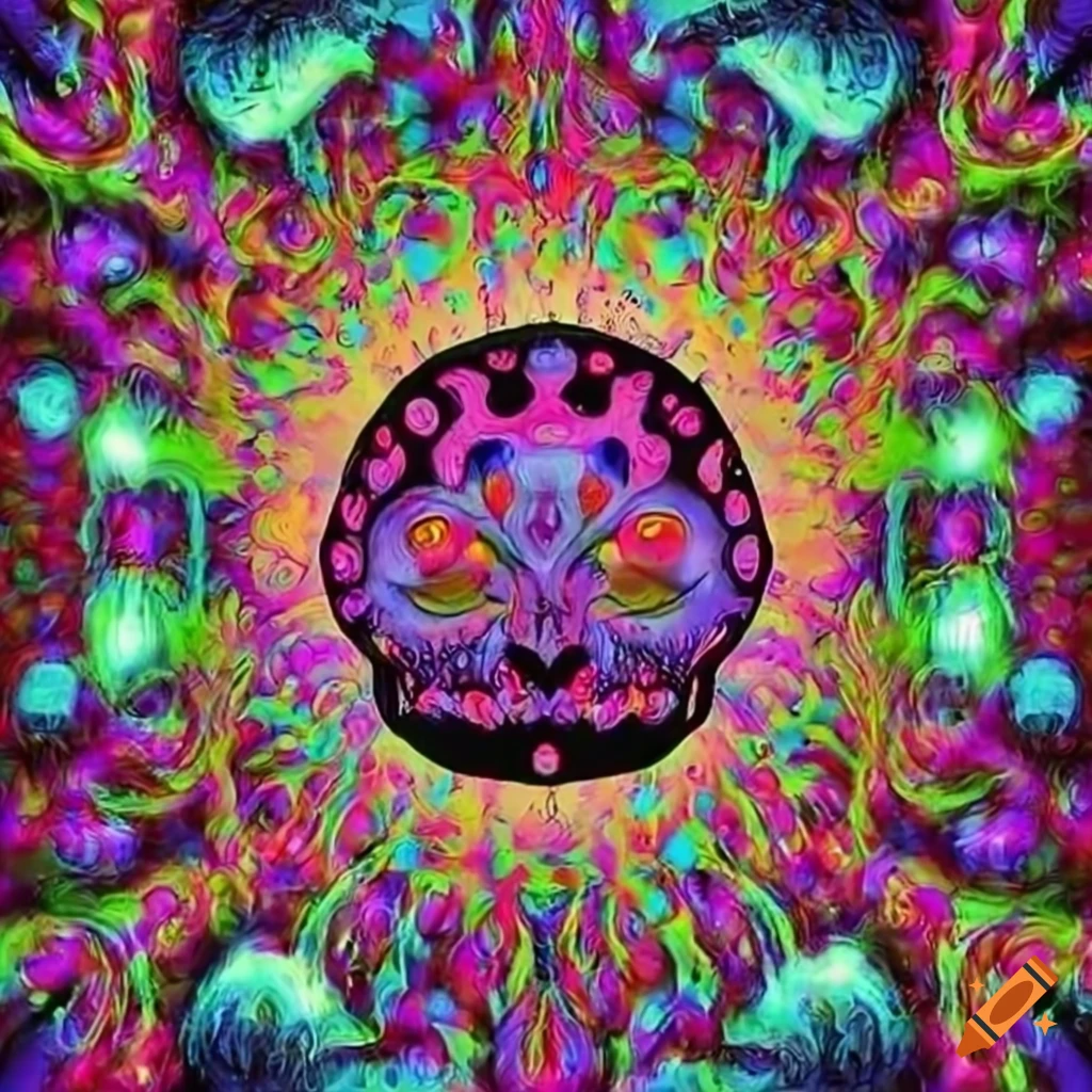 Server-specific variations 60s psychedelic trance magic mushroom spider ...