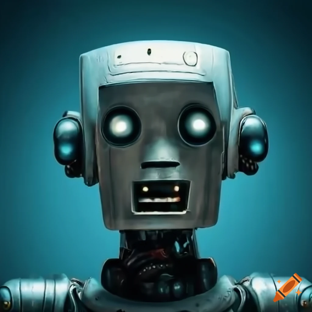 Vintage robot inspired by Robbie the Robot from Forbidden Planet on Craiyon