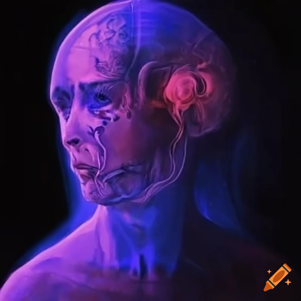 Abstract representation of schizophrenia on Craiyon