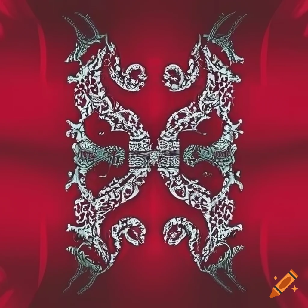 Unique denmark flag design with tentacle patterns on Craiyon