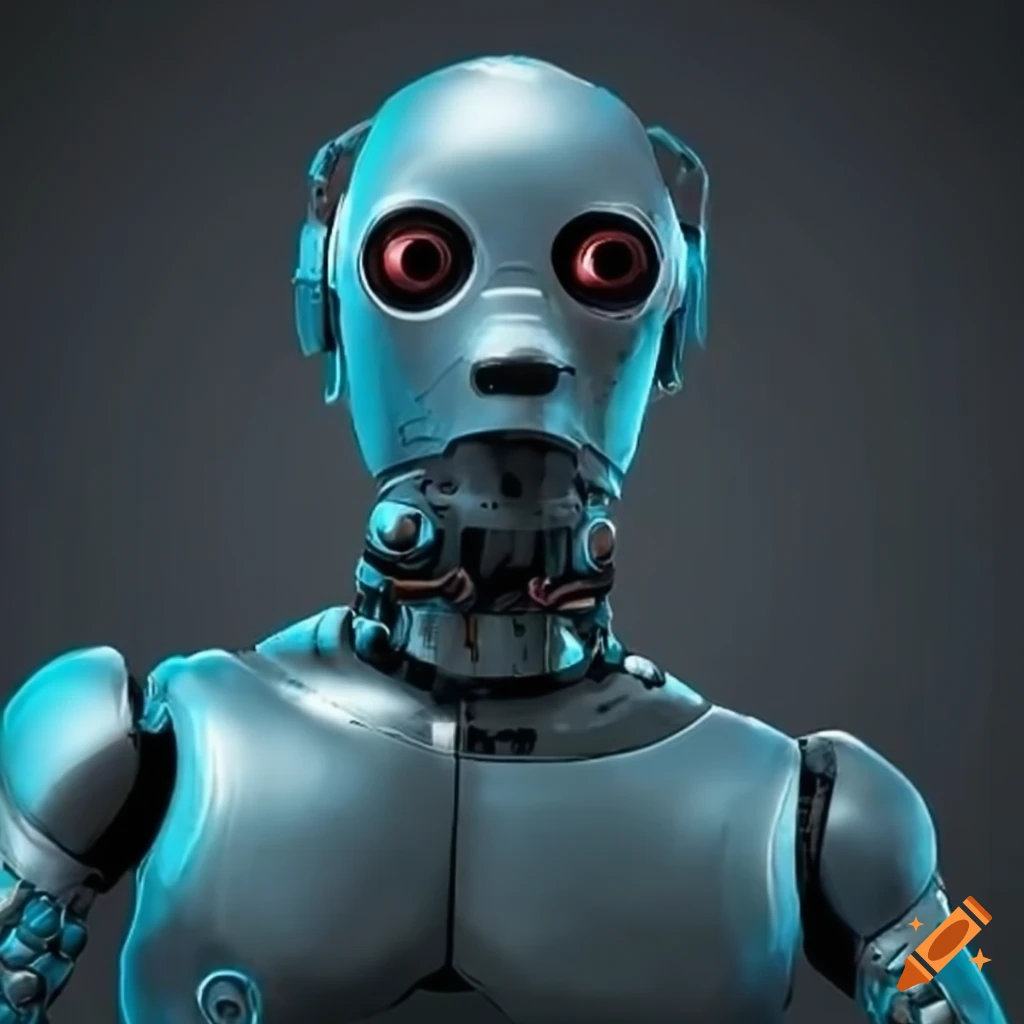 Cool robot man on Craiyon