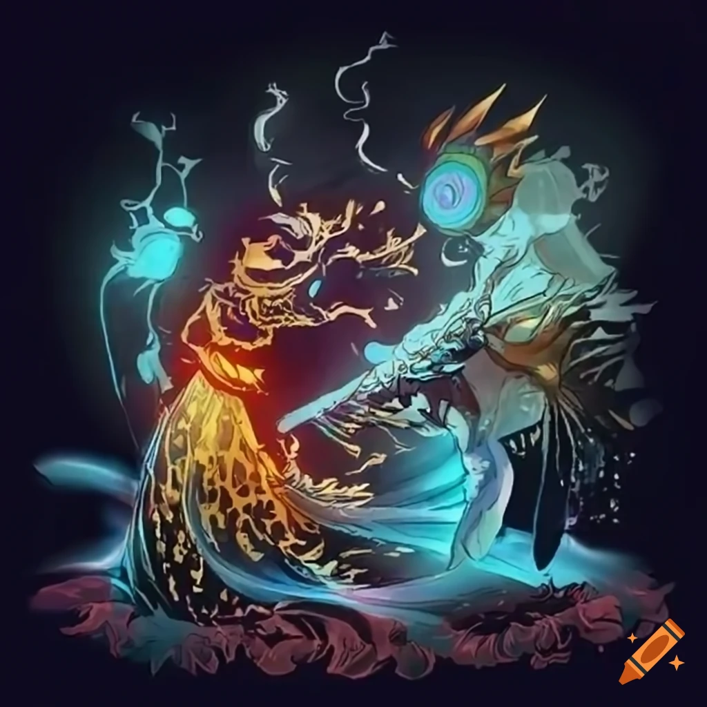 Mysterious stranger battles the four flower kings in a kingdom ...