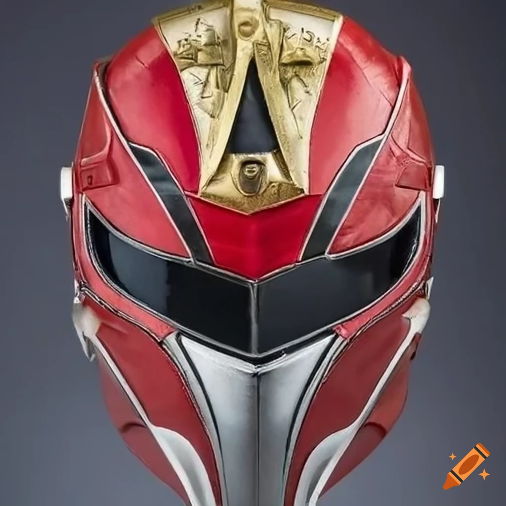 Power Ranger helmet with Ancient Egyptian design inspiration on Craiyon
