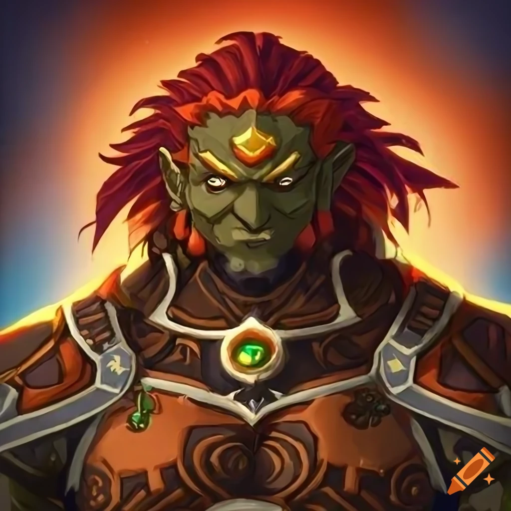 Ganondorf from Legend of Zelda: Ocarina of Time on Craiyon