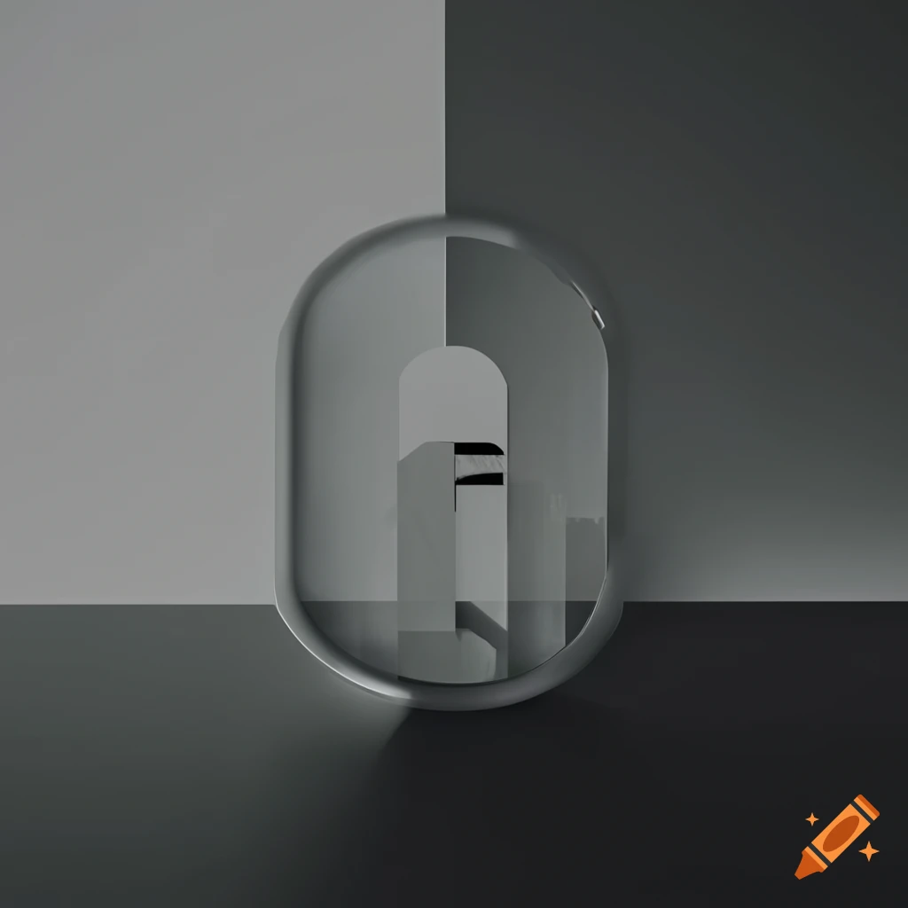 Chrome future aesthetic minimalist design by goremadeit on Craiyon